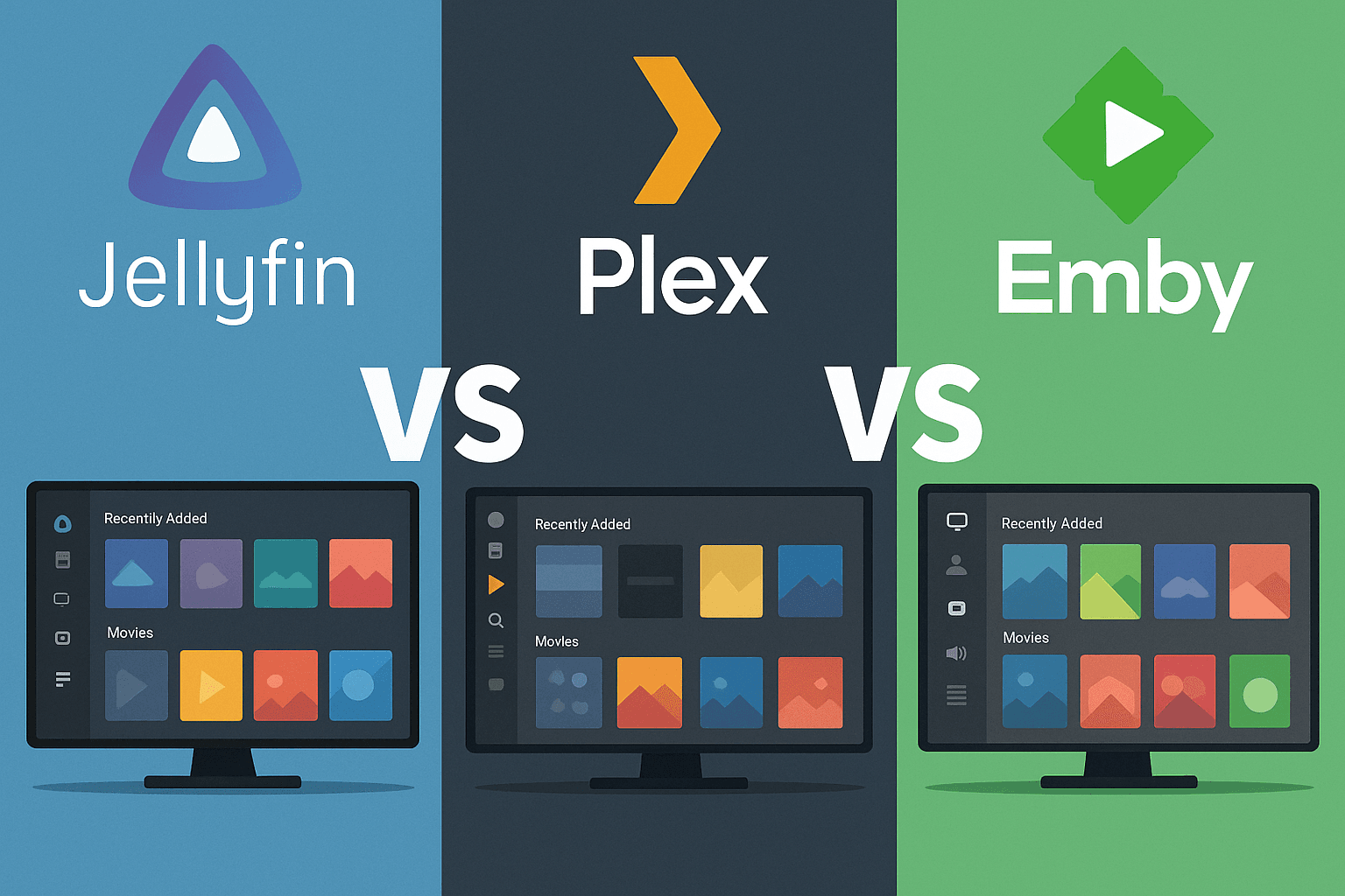 Best Home Media Server 2026 : Jellyfin vs Plex vs Emby
