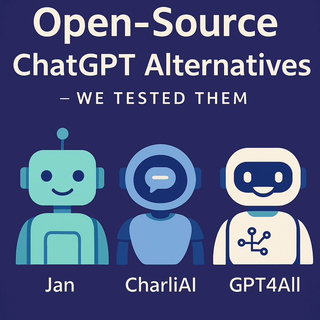 Best Open Source ChatGPT Alternatives 2026: Jan vs CharliAI vs GPT4All